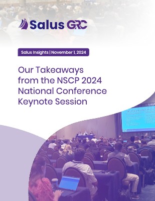 Salus GRC Takeaways from the NSCP 2024 National Conference Keynote ...